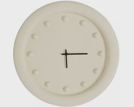Bubble Wall Clock / Off White – Mamo Home